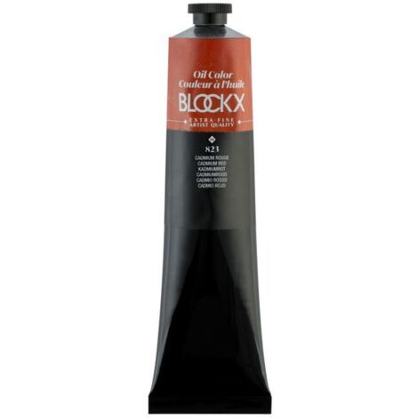 Peinture à l'huile - Blockx - Extra-fine - Cadmium Rouge - 200ml ...