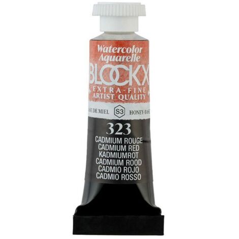 Peinture aquarelle - Blockx - Cadmium rouge - Tube 5ml - Extra-fine ...