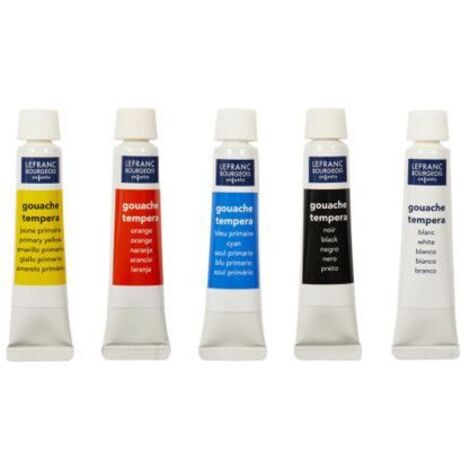 Gouache en tube - Etui de 5 tubes