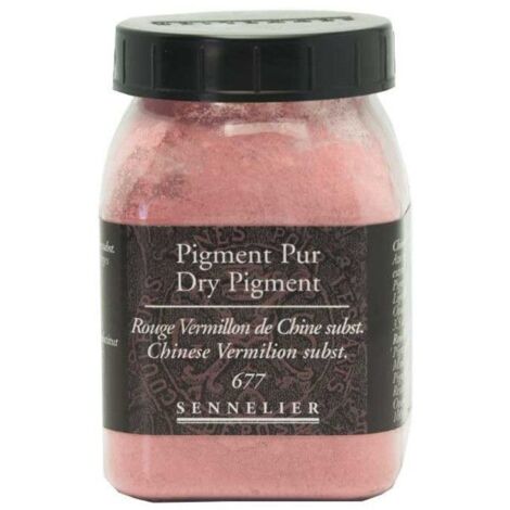 Pigment création peinture - SENNELIER - Rouge vermillon substitut - Pot ...