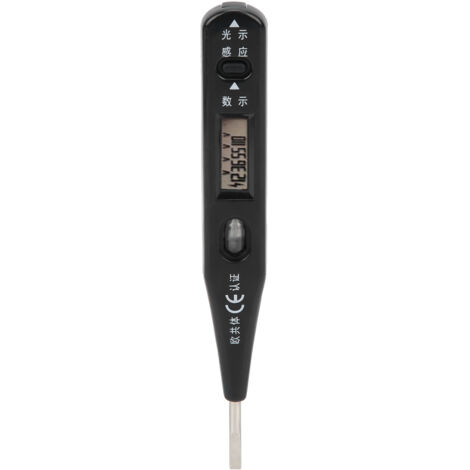 Decdeal Crayon de Test de tension, Type inductif AC 12-250V/DC 6-36V ...