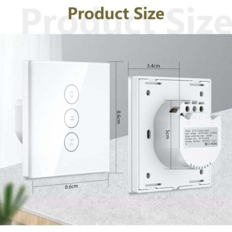 Interrupteur Volet Roulant WiFi, Volet Roulant Stores Commutateur WiFi ...