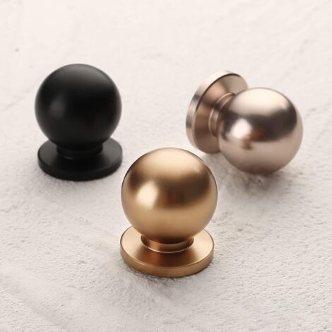 Set di 10 pomelli per mobili, pomelli sferici per porte da cucina ...