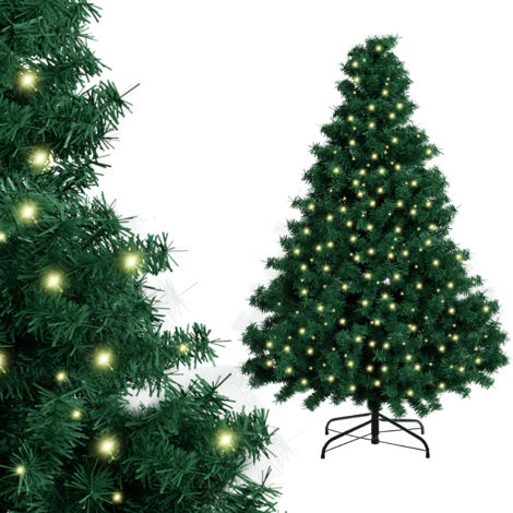 Randaco Árbol de Navidad Agujas de abeto con soporte Flocaje exterior ...