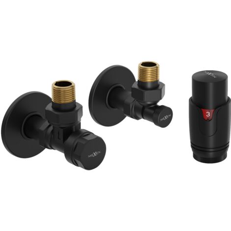 Mexen G00 conjunto termost谩tico angular con embellecedor R, negro ...