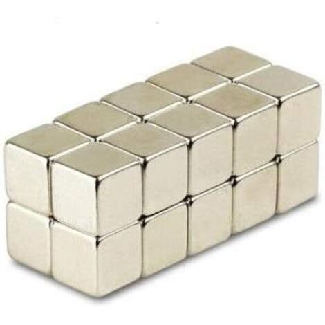 20 Stück Neodym-Magnete N52 kubisch 5x5x5 mm Kühlschrankmagnet ...