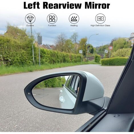 Ersatz-Rückspiegelglas für Golf 7, beheizt, asphärisch, mit ...