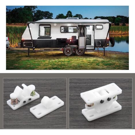 2 Pcs Plastic Door Retainers Door Stop Limiters Retainer Bracket for RV ...
