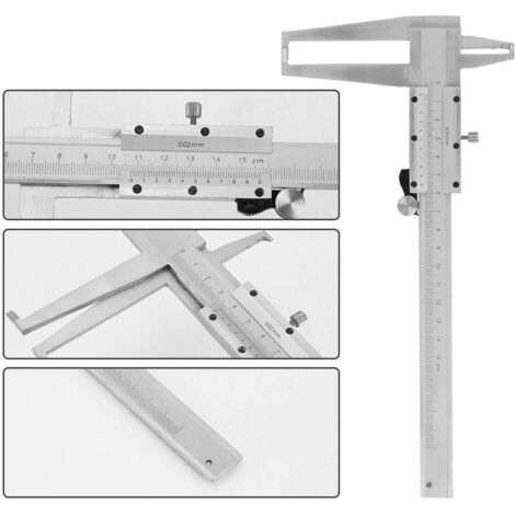 Calibrador Vernier, regla micrométrica de 9-150 mm, precisión de ...