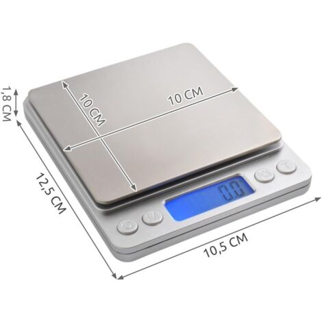 Jewelry scales Fine scales Digital kitchen scale 2 kg Gold scale ...