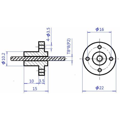 15 pezzi/set 400mm guida dell'asse ottico cuscinetto sede guida lineare ...