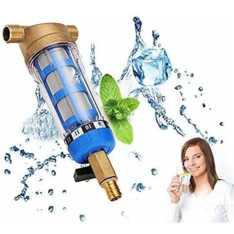 Prefiltro de retrolavado, filtro de agua para toda la casa, interfaz de ...