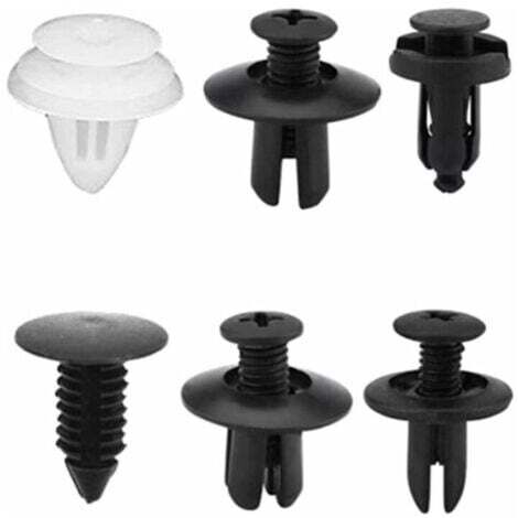 Aiperq Rivetti Clip in Plastica 100 Pezzi Clip in Plastica per Auto ...