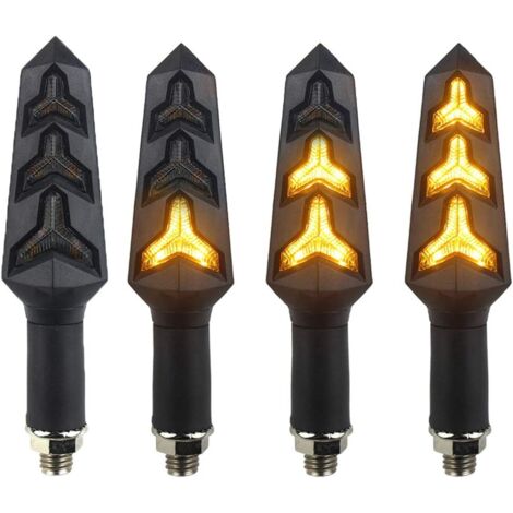 Stück Motorradblinker, fließende Blinker, 12 V, 12 LED-Birnen für ...