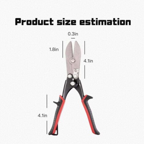 Pince à sertir manuelle pour tôles, taille 24-28 en acier inoxydable, adaptée aux systèmes CVC ...