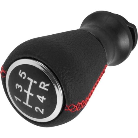 Pommeau Levier Vitesse Cuir Rouge Compatible Peugeot Citroen 106 107 ...