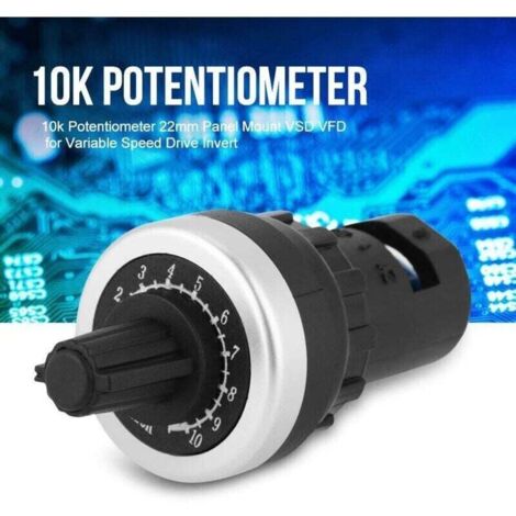 10k Panel Mount Potentiometer VSD VFD Speed Variable Speed Drive ...