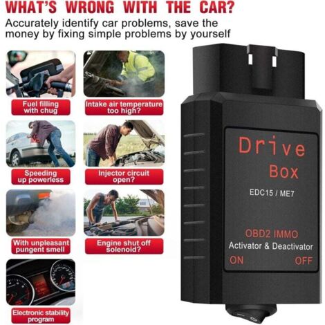 Drive Box EDC15/ME7 OBD2 IMMO Disattivatore Attivatore OBD2 Drive Box ...