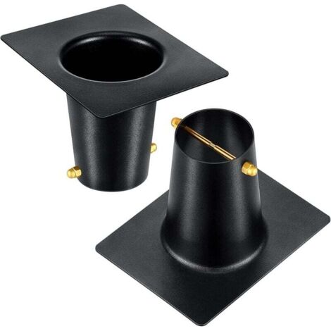 Adaptateur de Gouttière Aluminium pour Chaîne de Pluie Installation ...