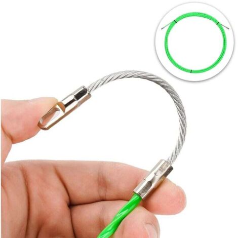 Tire Fil Électrique Nylon avec Tête Flexible Guidage 30M Passe Câble ...