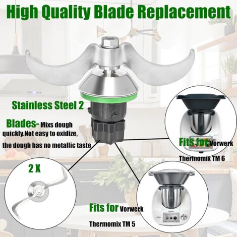 Dough Knife for Thermomix Bimby TM5 TM6, Dough Mixer Blades for ...