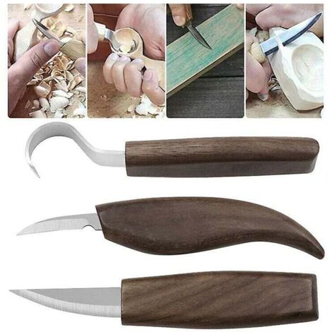 -10 herramientas para tallar madera, kit para tallar madera con 3 ...