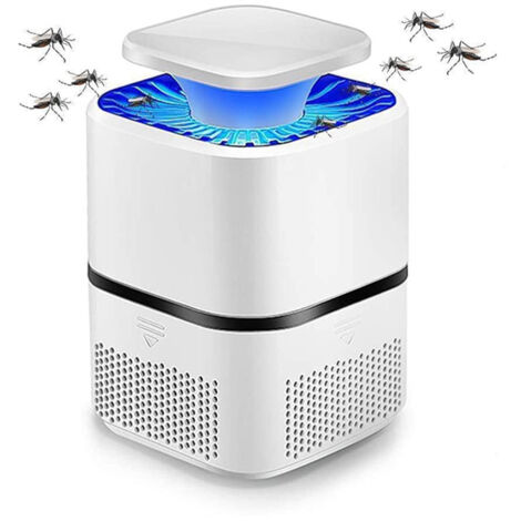 Lámpara LED eléctrica antimosquitos con protector de pantalla y puerto ...