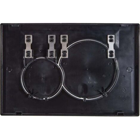 Plaque de commande double Geberit Sigma01 noir de jais 115.770.DW.5 ...