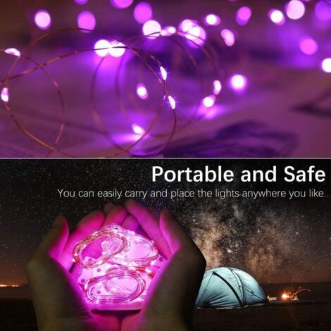 8 Pack Fairy Lights 7.2ft 20 Leds Alimenté par batterie String Lights ...