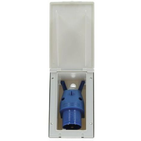 Socle Mâle Encastrable à Fiche Orientable Socle Encastrable Cee17 Blanc