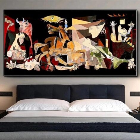 Guernica par Picasso peintures sur toile mur Art affiches et ...