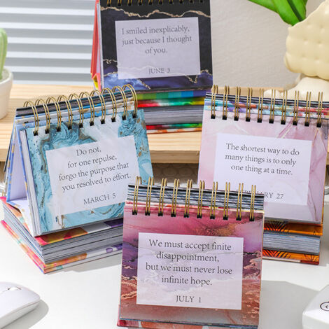 Calendrier de bureau motivant quotidien 365 jours 2025, calendrier de ...