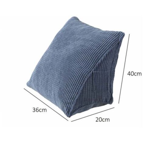 Oreiller Triangle Oreiller de Lecture Confortable Coussin Repos ...