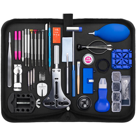 Kit complet de montre de réparation de 29 pièces, ensemble d'outils de réparation de montre, kit ...
