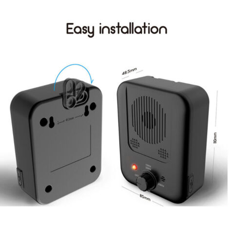 Anti Aboiement Chien à Ultrason Longue Portée, Rechargeable Détection ...