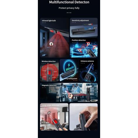 Détecteur de dispositifs dissimulés multifonctionnel, scanner de ...