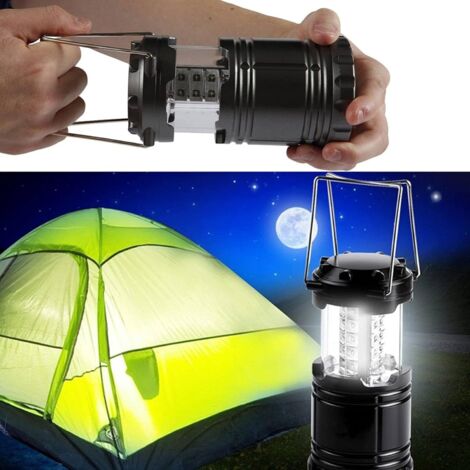 2 Pièces Lanterne portative，Lanternes de camping 30 LED portables avec ...