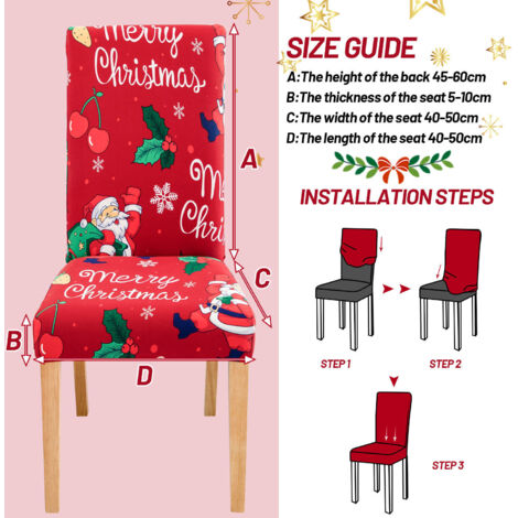 Wolketon Housse de Chaise.Lot de 12 Housses de Chaise Universelle ...