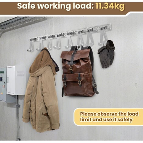 Wolketon 8x Set de rail, Aluminium, Arrimage du chargement