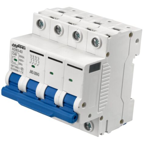 Interruptor magnetotérmico curva C 4P 40A