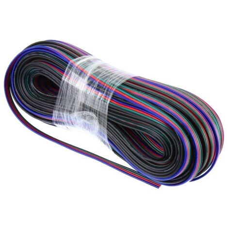 Jandei Cable RGB 4 hilos RGB y alimentracion Bobina 25 metros
