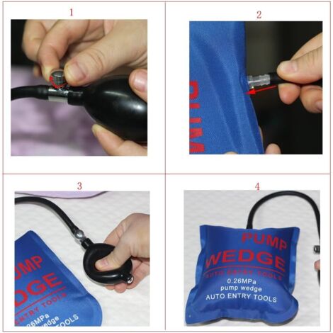 3PCS Pump Wedge Air Wedge Alignment Tool Inflable Coussin de Montage ...