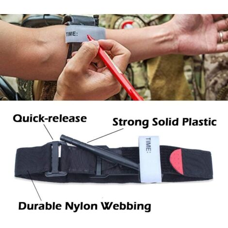Garrot Tourniquet 2 PCS Tactical Tourniquets Pansement pour Le Contrôle ...