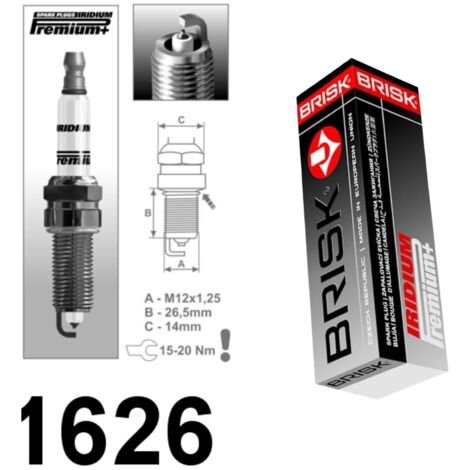 Candela iridium premium per dacia lodgy 1600 75 kw mot h4m 738