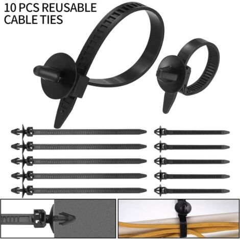 100 Pièces Rivet Clips Auto Plastique Nylon Universal, Clips Agrafes ...