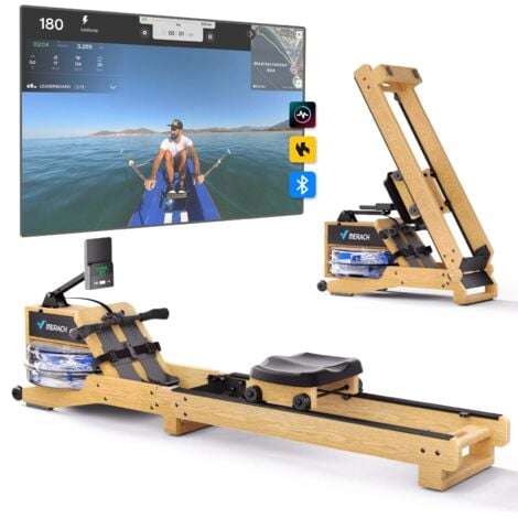 MERACH Water Rowing Machines for Home, Foldable Row Machine with 400LBS ...