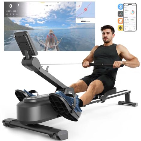 2025 New Magnetic Rowing Machine – 16 Resistance Levels, Shark Design ...