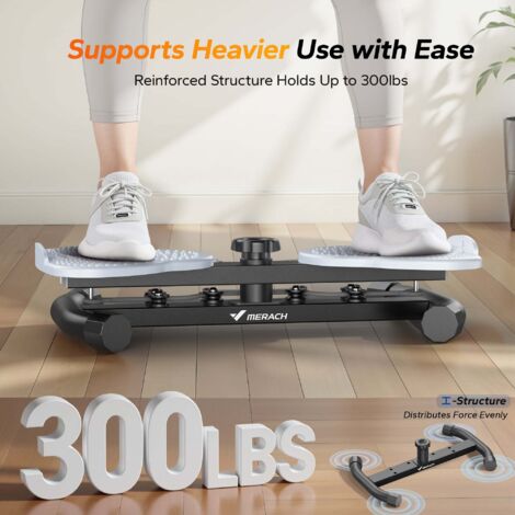 MERACH Waist Twisting Machine, with Resistance Bands, Non-slip Pattern ...