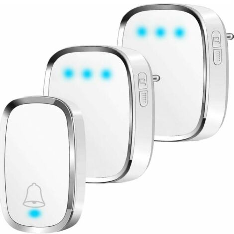 Campanello wireless impermeabile, campanello da esterno con portata di ...
