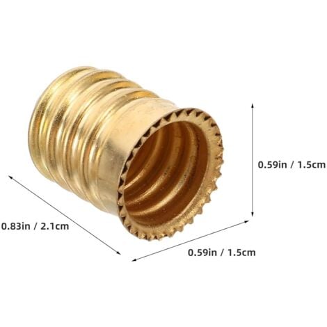 Adattatori per lampadine da E14 a E12, 10 pezzi, convertitori di presa, adattatori per base a ...
